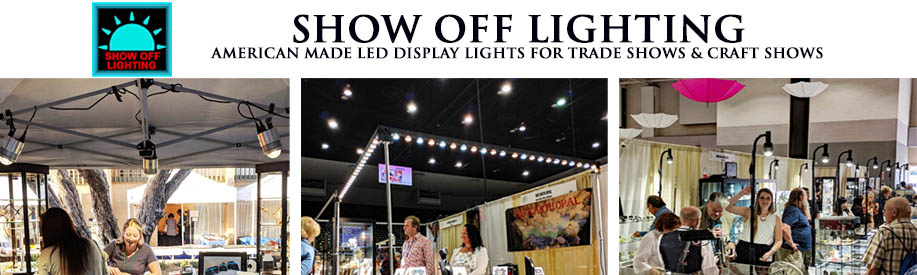 Craft Show Booth Lighting, Portable LED Display Light